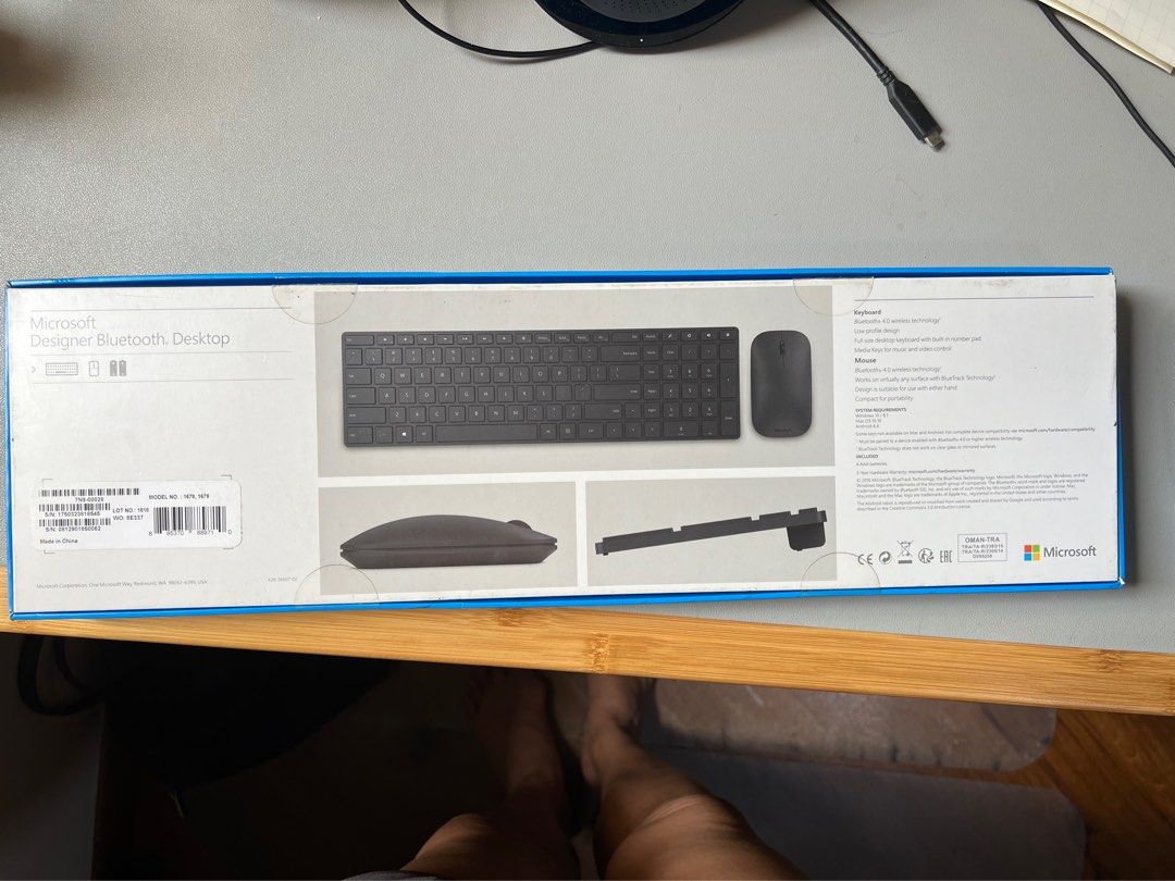 Microsoft Designer Bluetooth keyboard, Computers & Tech, Parts & Accessories, Computer Keyboard ...