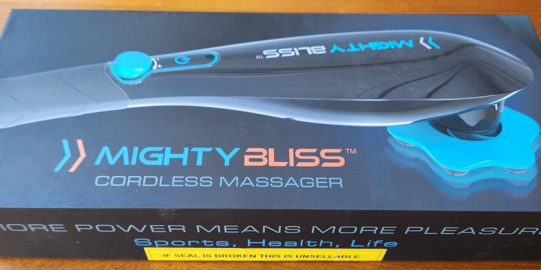 Mighty Bliss Cordless Massager, Health & Nutrition, Massage Devices on ...