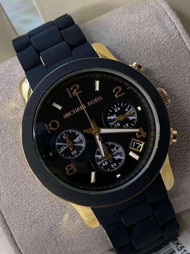 MK Black Catwalk Chronograph Watch MK5191 1, Women's Fashion, Watches ...