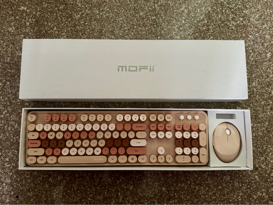 MOFII Wireless Keyboard in Bubble Tea, Computers & Tech, Parts ...