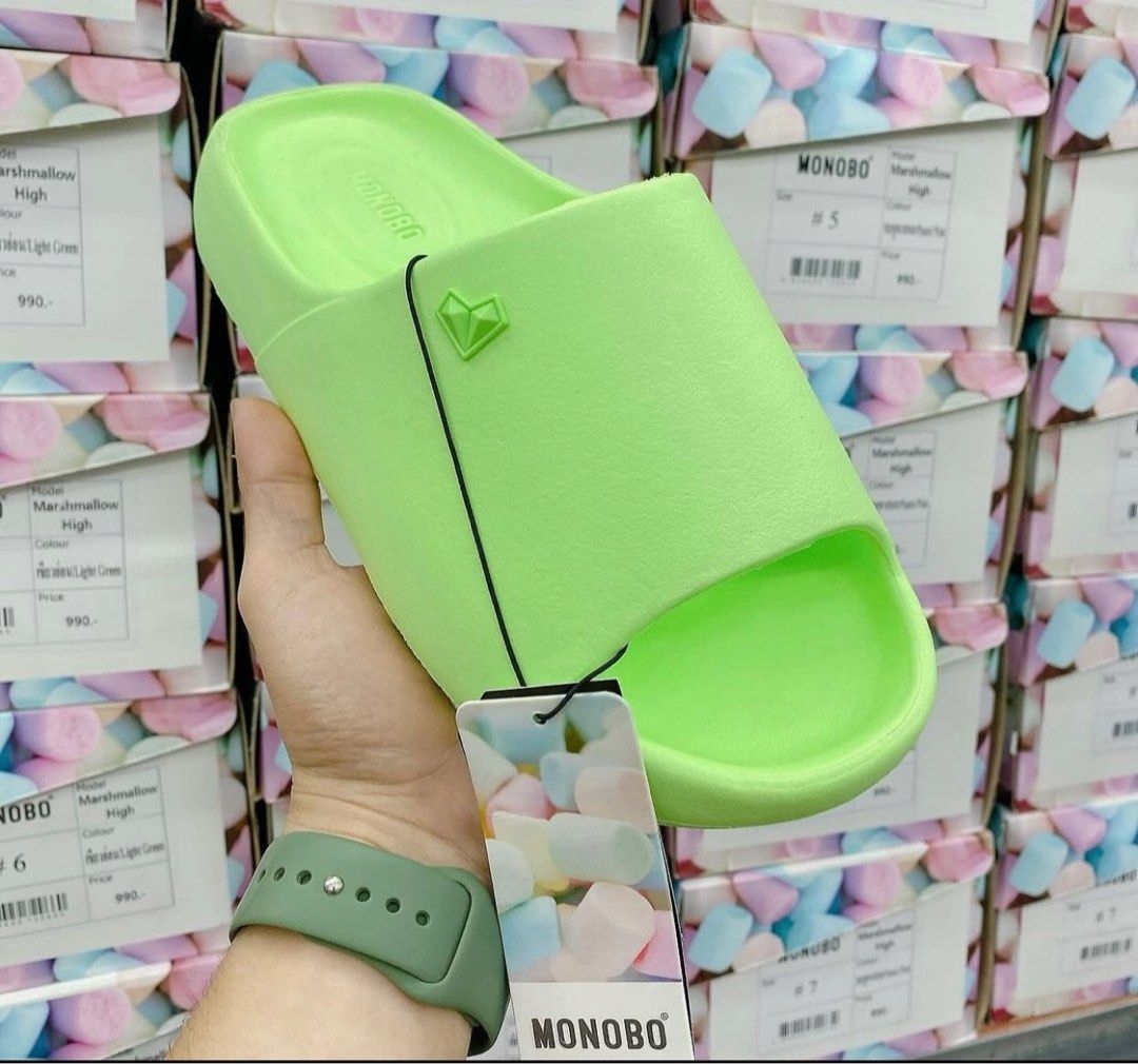 Monobo mallow, Women's Fashion, Footwear, Slippers and slides on Carousell