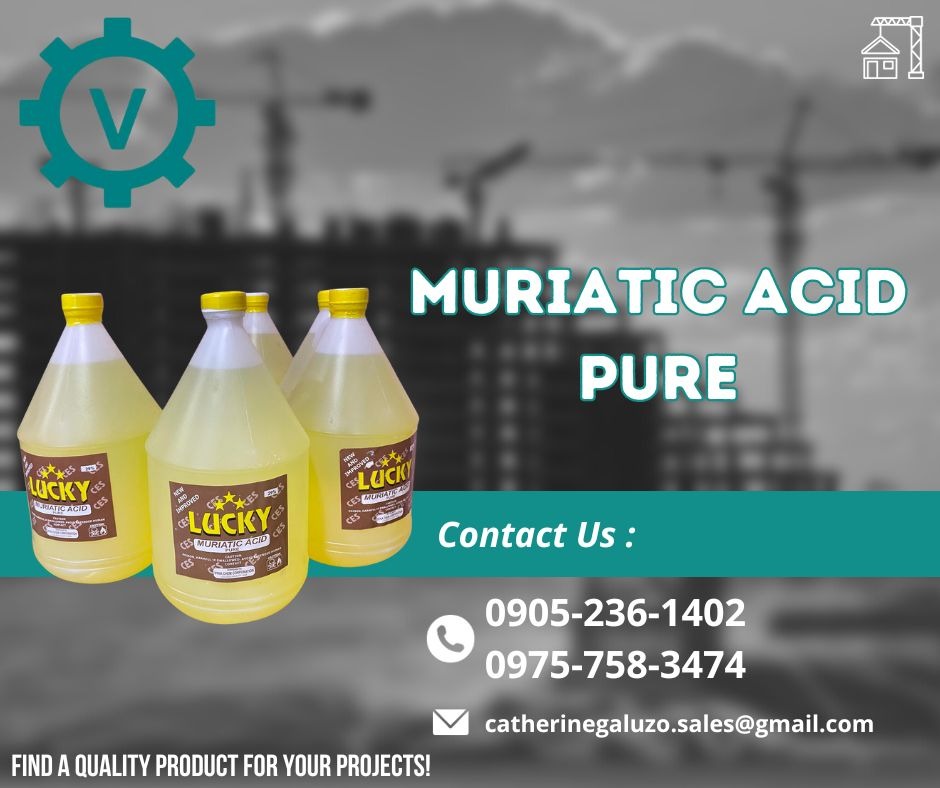 MURIATIC ACID, Commercial & Industrial, Construction Tools & Equipment ...