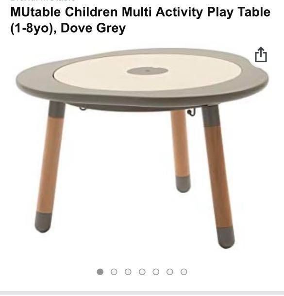 MUtable Children Multi Activity Play Table (1-8yo), Tiffany, Babies & Kids, Baby Nursery & Kids ...