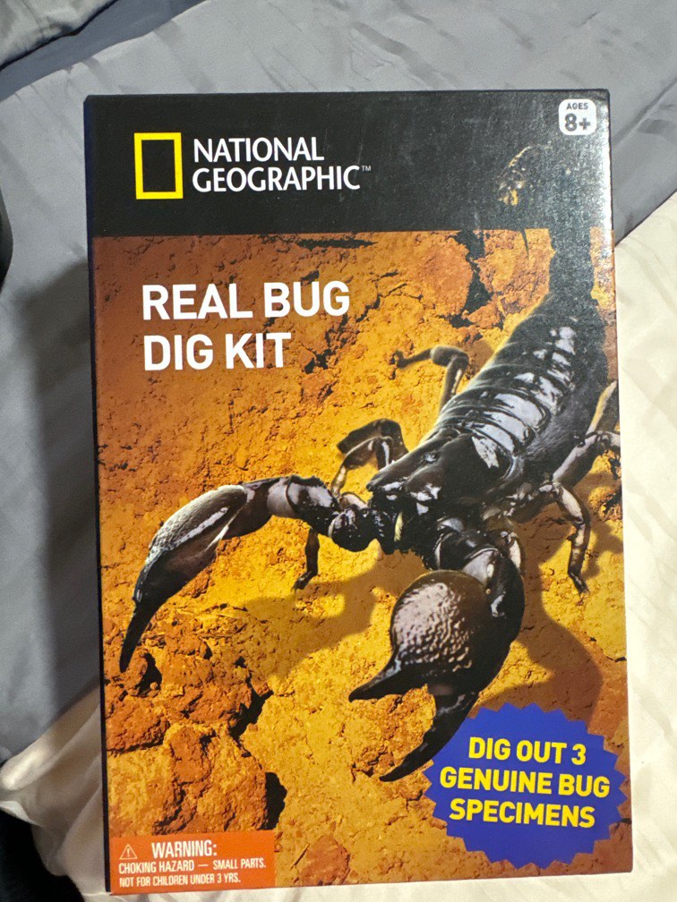 National Geographic Real Bug Dig Kit, Hobbies & Toys, Stationery ...