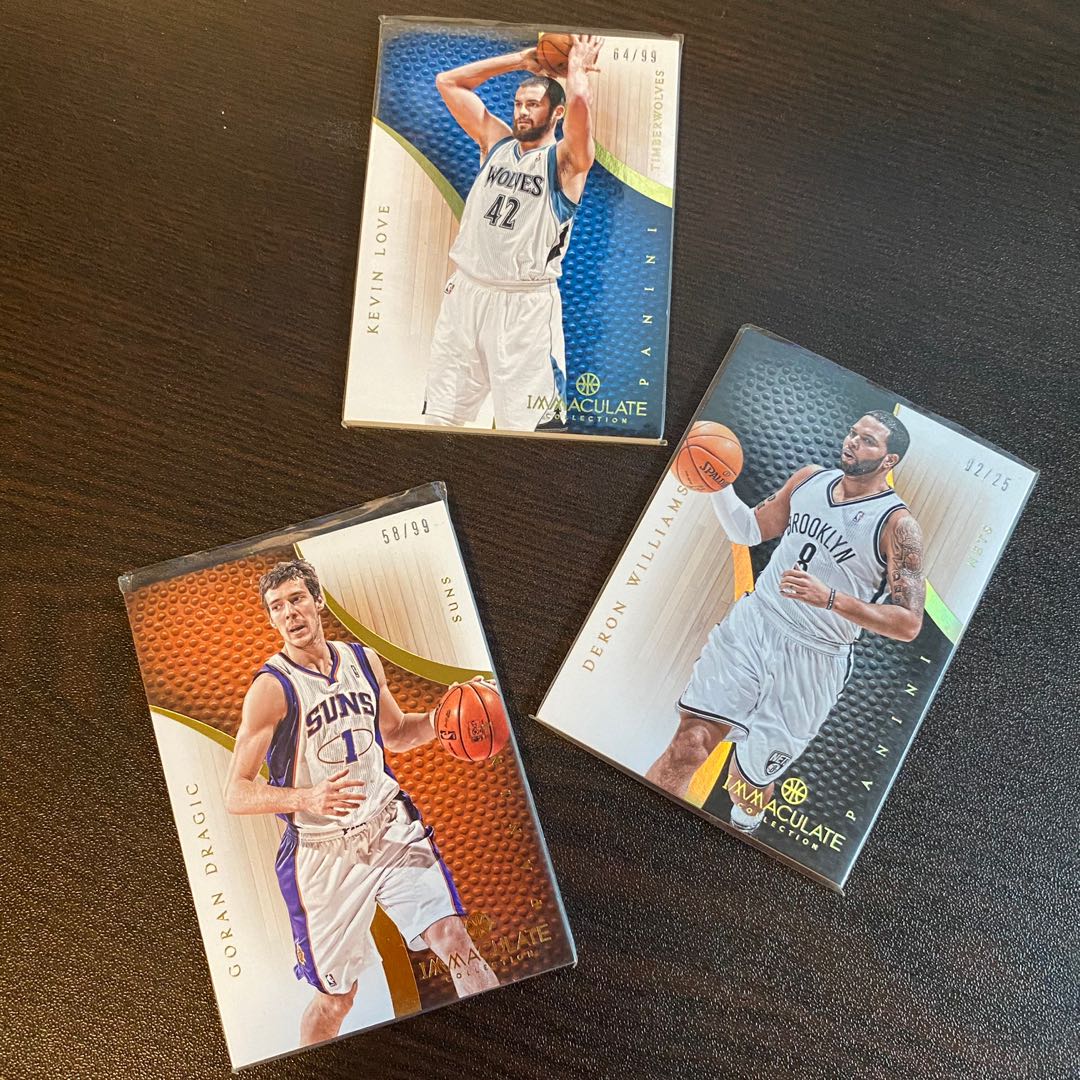 NBA Cards Panini Immaculate Collection, Hobbies & Toys, Memorabilia ...