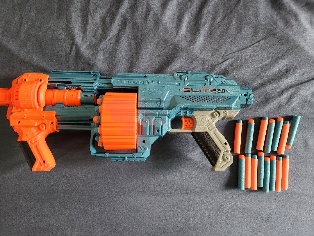 Nerf Elite 2.0 Shockwave RD-15 Blaster, Hobbies & Toys, Toys & Games on ...
