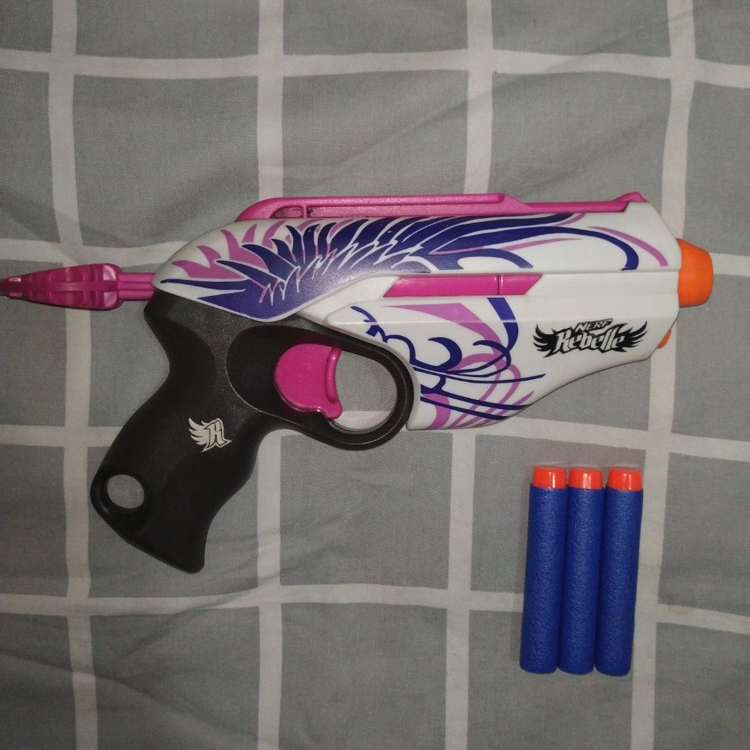 Nerf Rebelle Pink Crush Blaster, Hobbies & Toys, Toys & Games on Carousell