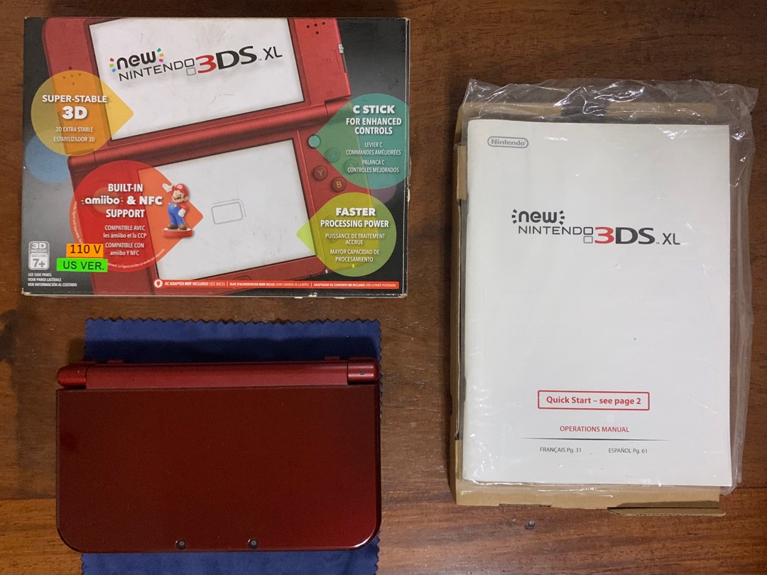 “New” Nintendo 3DS XL Red + games (read description), Video Gaming ...