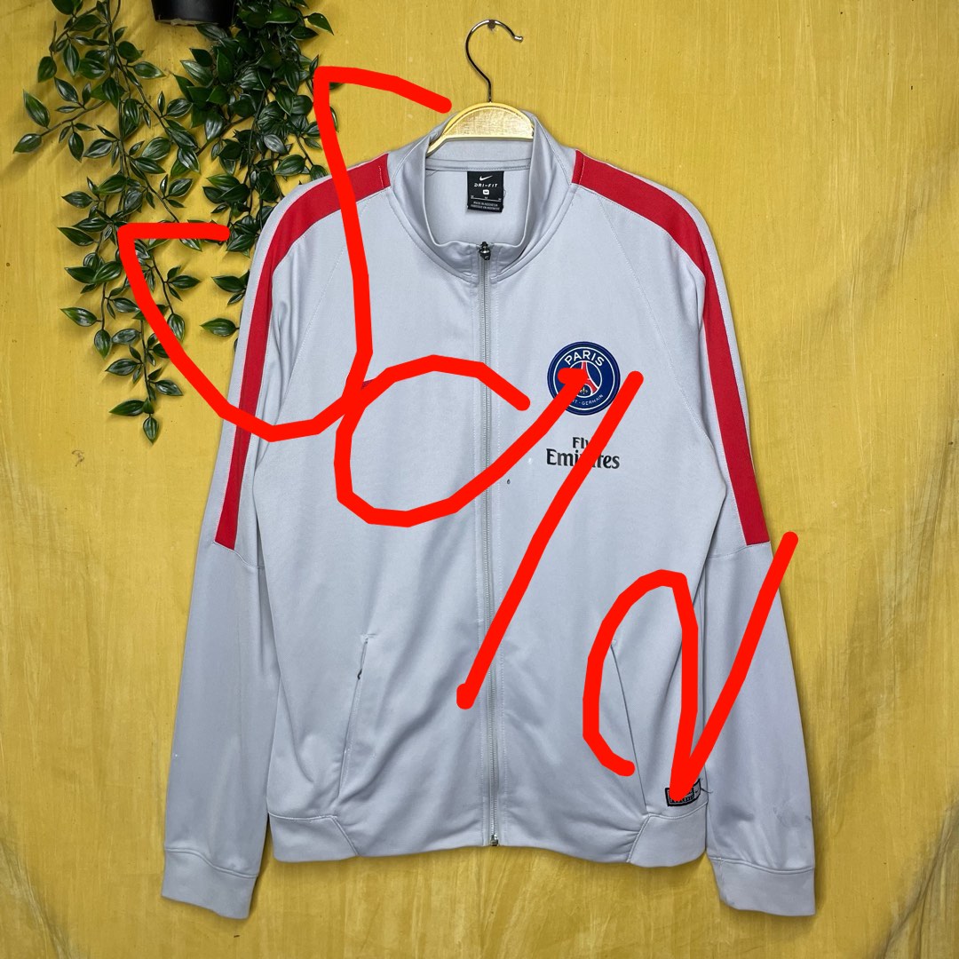 Nike PSG track top jacket, Men's Fashion, Coats, Jackets and Outerwear ...