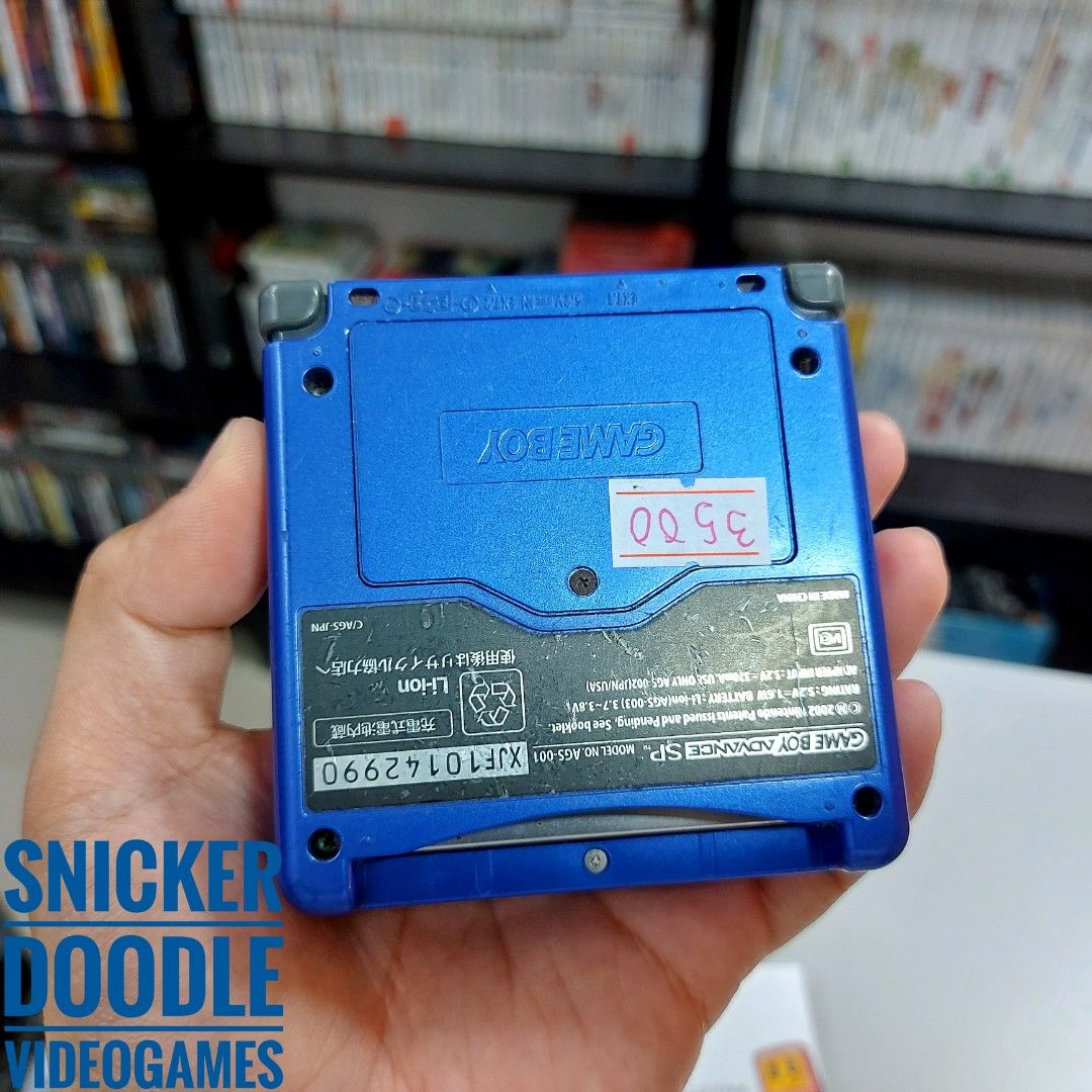 Nintendo Game Boy Advance SP Blue, Video Gaming, Video Game Consoles ...