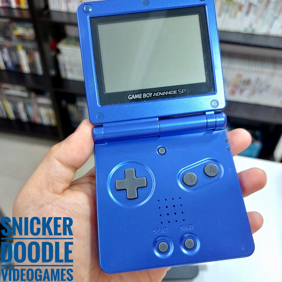 Nintendo Game Boy Advance SP Blue, Video Gaming, Video Game Consoles ...