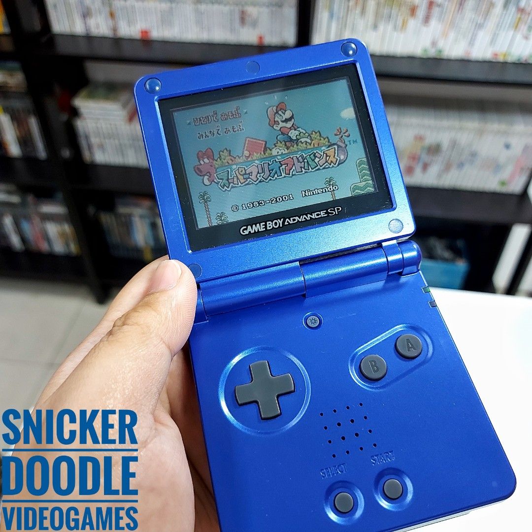 Nintendo Game Boy Advance SP Blue, Video Gaming, Video Game Consoles ...