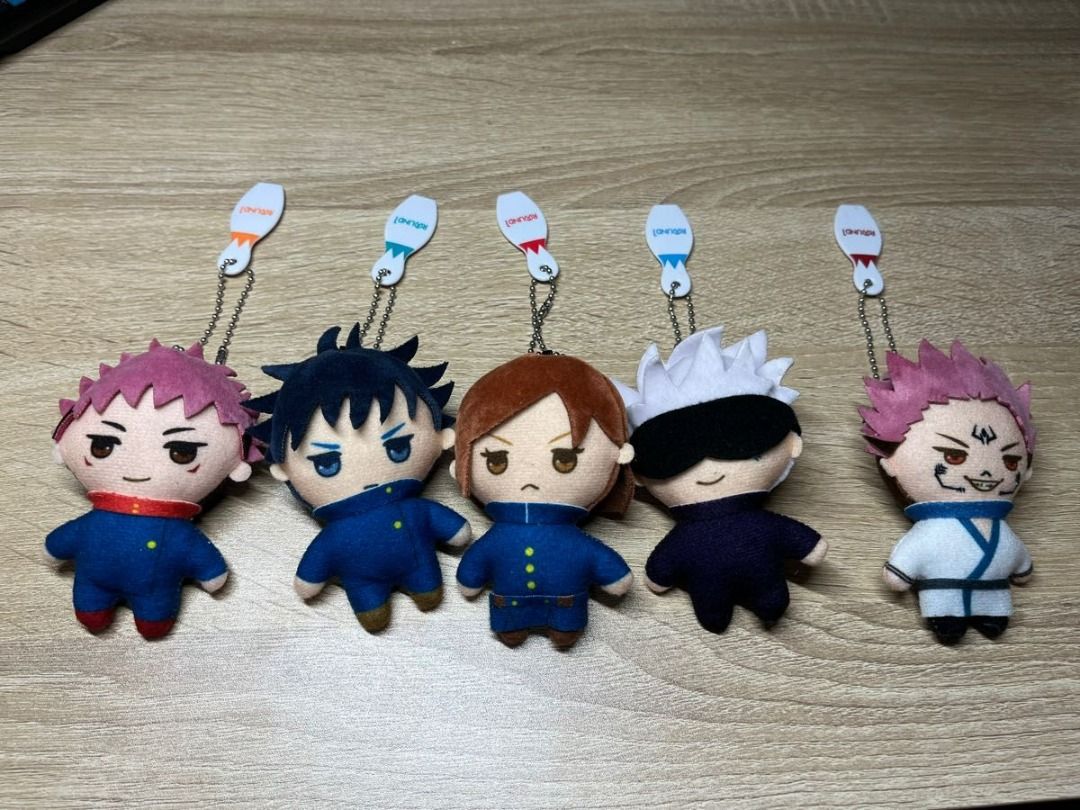 Official JJK X ROUND1 Collab Merchandise Original 9CM Keychain Plushie ...