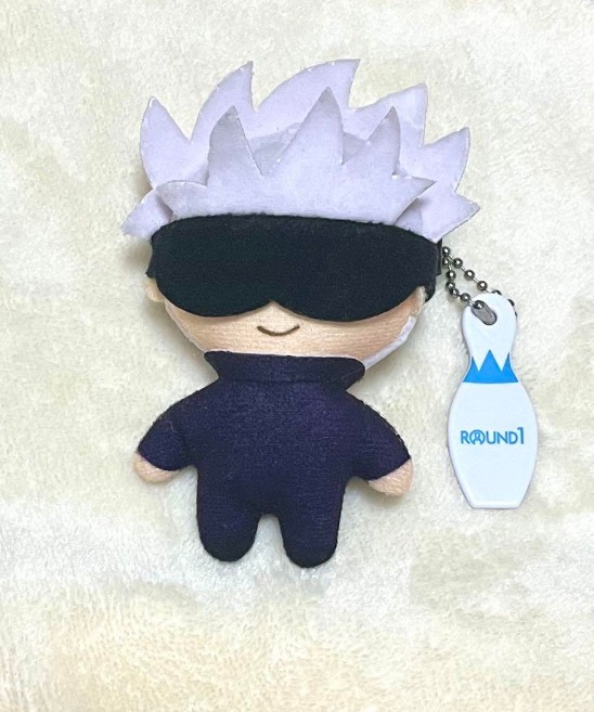 Official JJK X ROUND1 Collab Merchandise Original 9CM Keychain Plushie ...