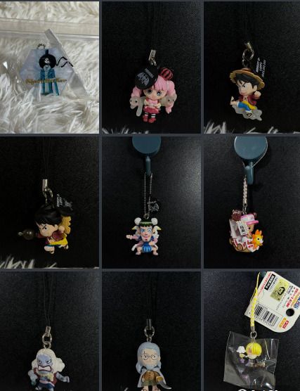 One Piece - Chibi Keychains [Official Merch], Hobbies & Toys, Books ...