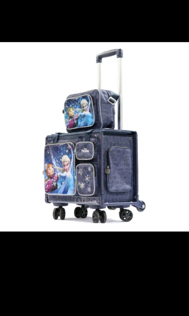 ORIG DISNEY FROZEN TROLLEY BAG, Babies & Kids, Babies & Kids Fashion on ...