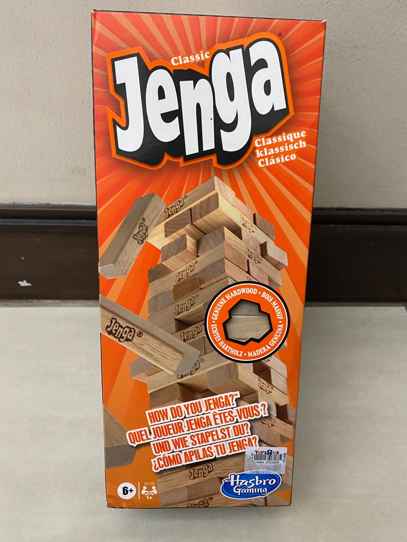 original hasbro jenga classic blocks, Hobbies & Toys, Toys & Games on ...