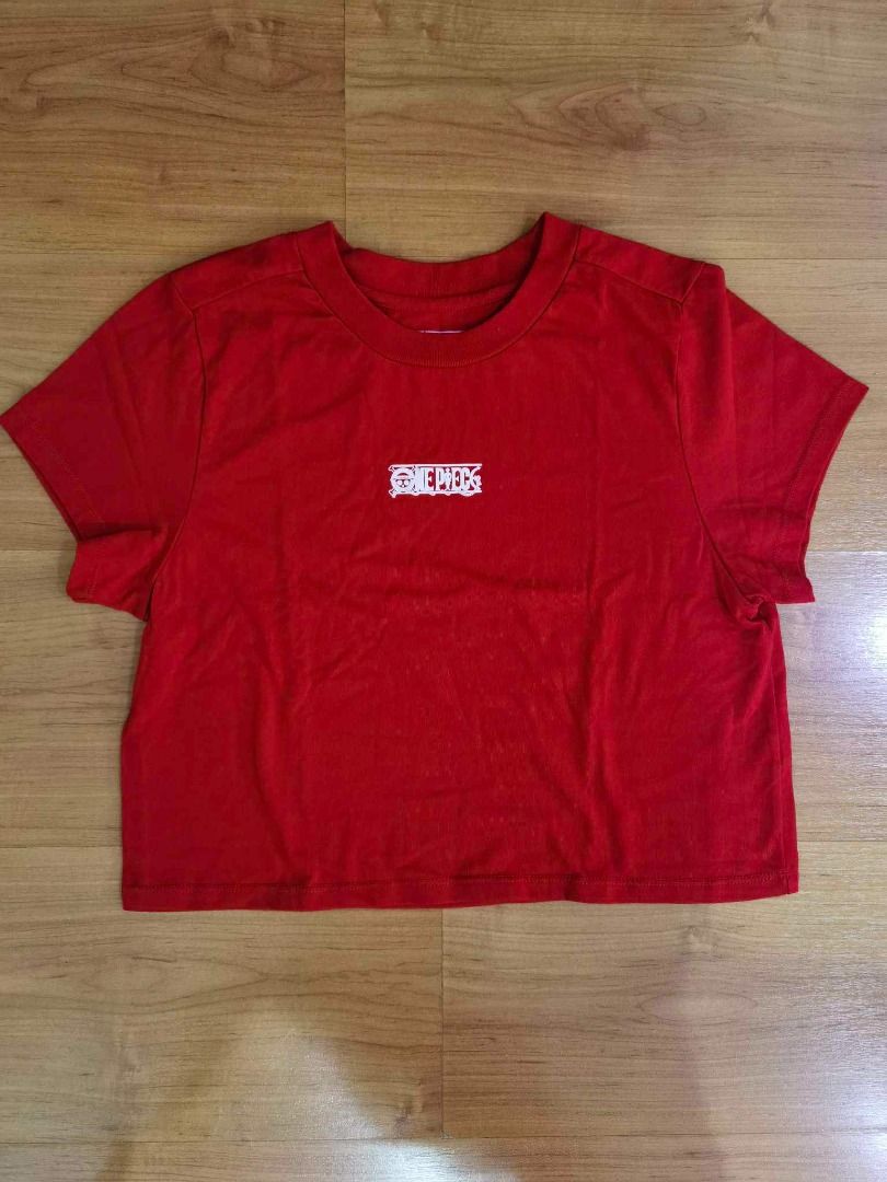 OXGN Red One Piece Crop Top, Women's Fashion, Tops, Shirts on Carousell