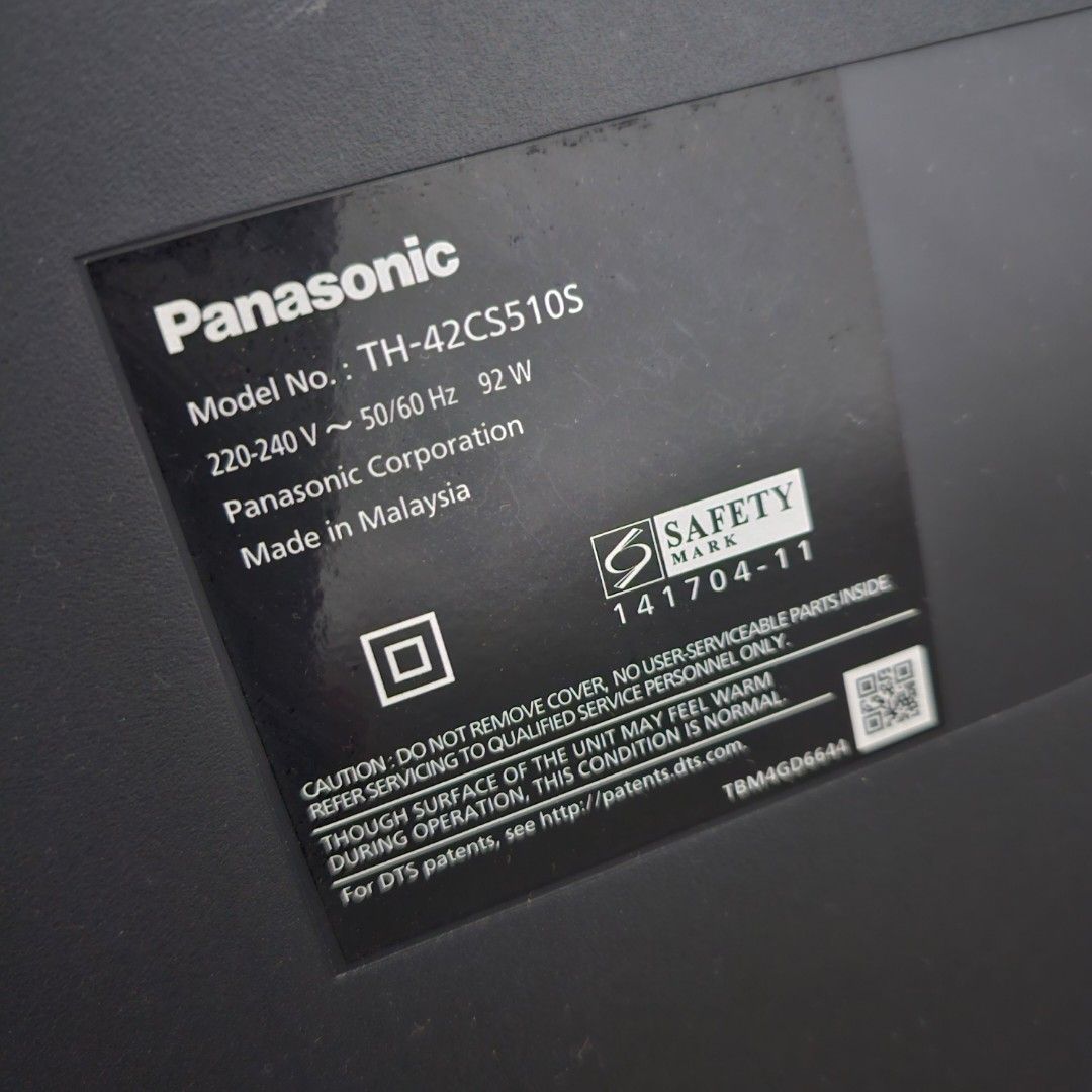 Panasonic Viera 42 inch Full HD Smart Led TV TH-42CS510S, TV & Home ...