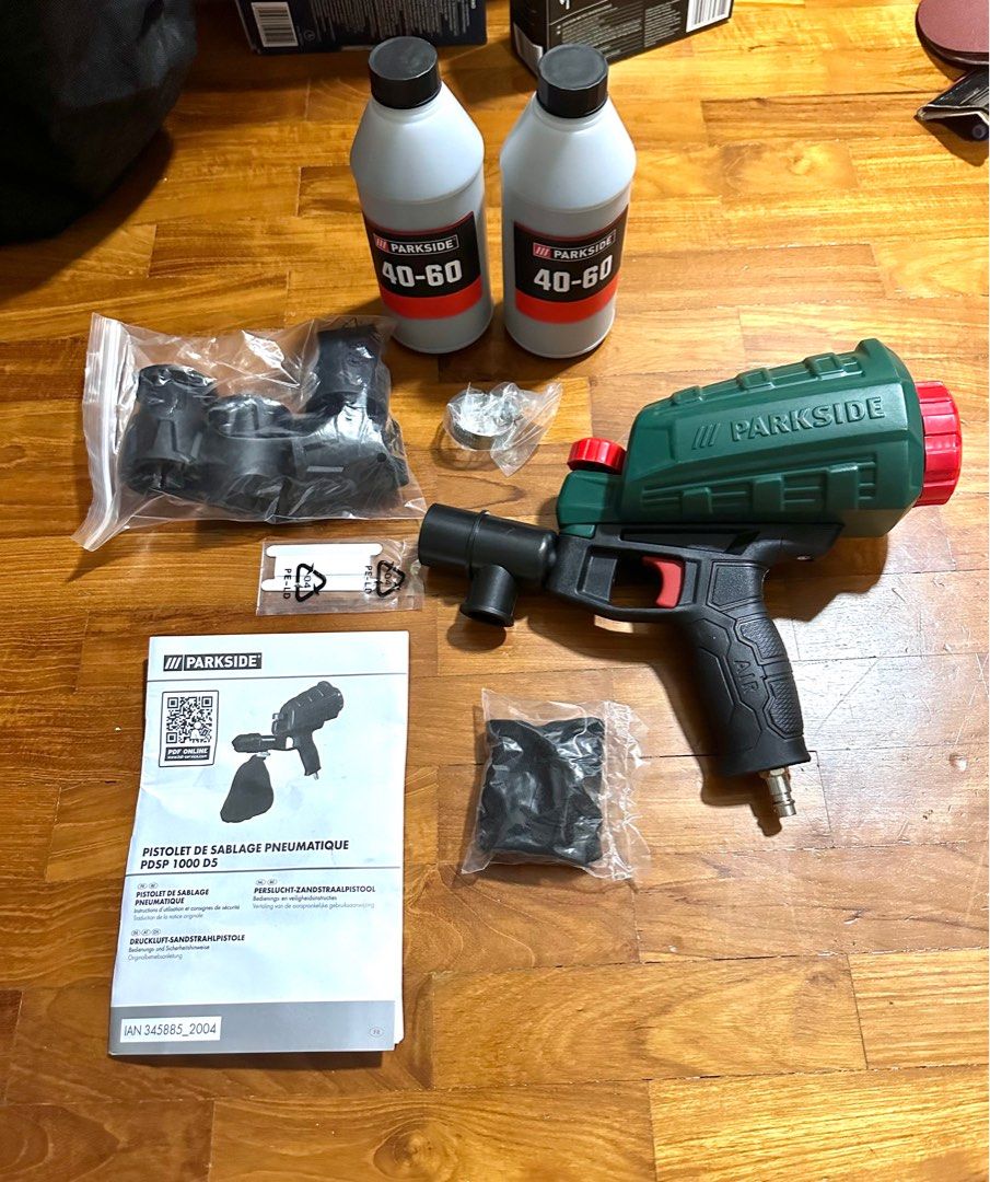 Parkside Compressed air sandblasting gun, Furniture & Home Living, Home ...