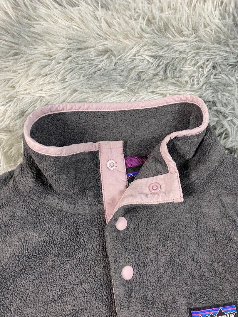 Patagonia Synchilla T-Snap Two Tone Fleece Pullover, Women's Fashion ...
