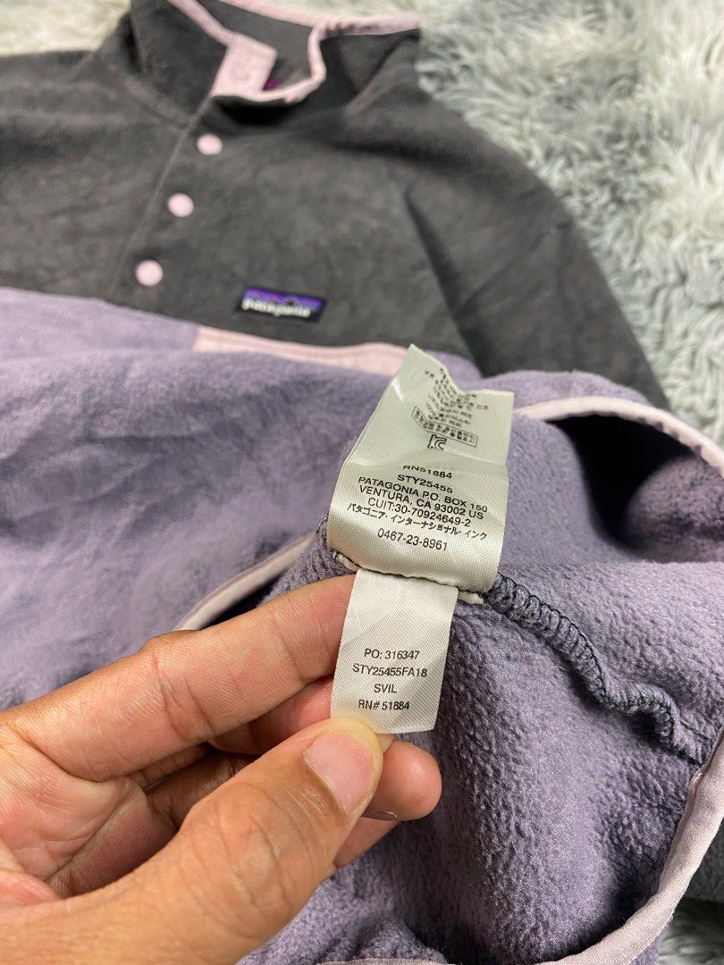 Patagonia Synchilla T-Snap Two Tone Fleece Pullover, Women's Fashion ...