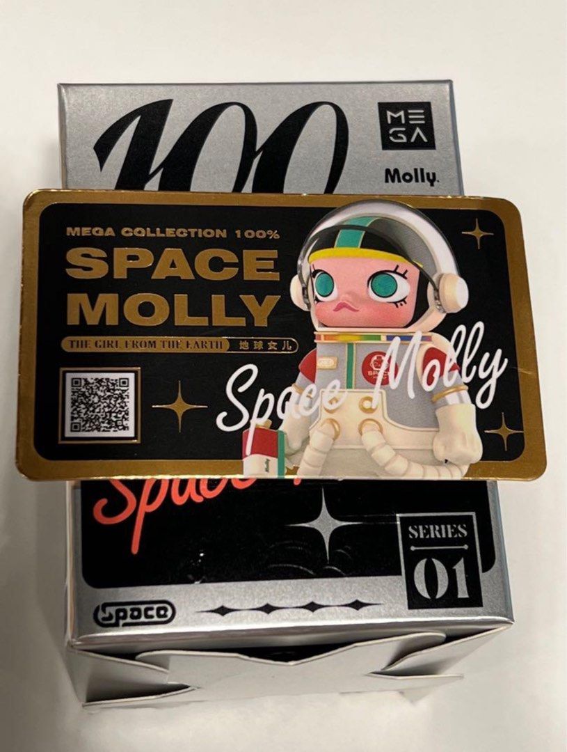 Popmart MEGA Collection 100% Space Molly Series 1, Hobbies & Toys, Toys ...