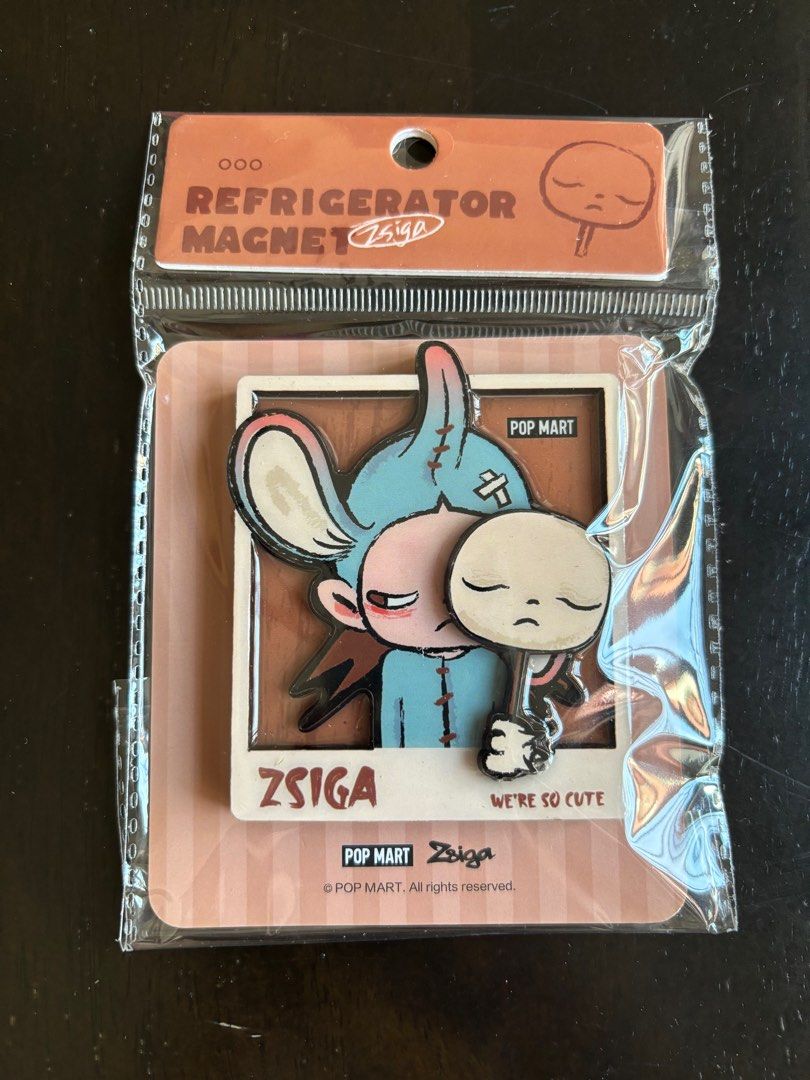 Popmart zsiga magnet, Hobbies & Toys, Toys & Games on Carousell