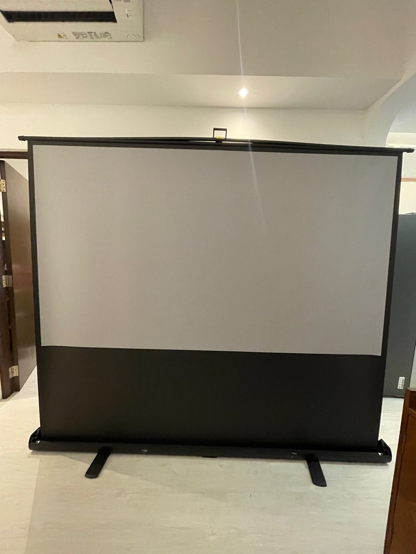 100 inches Portable floor pull up projector screen, TV & Home ...