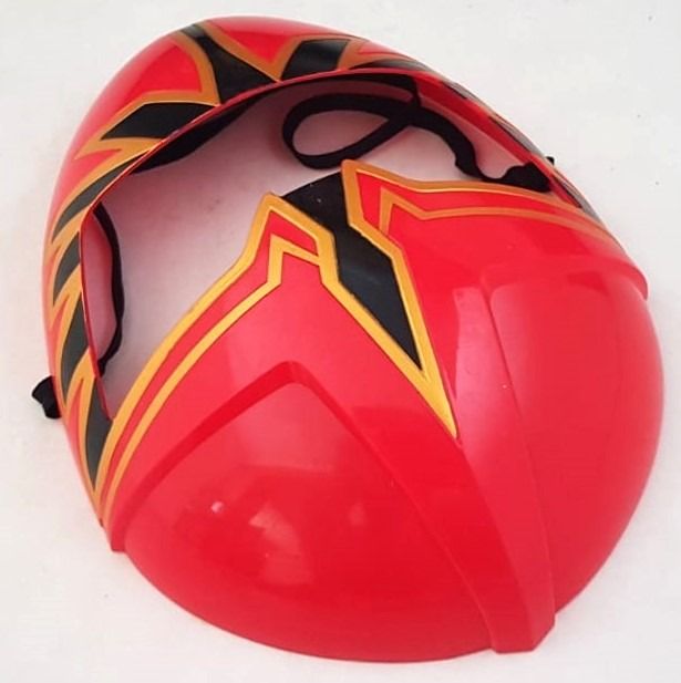 Power Rangers Super Samurai Red Shogun Face Mask, Bandai 2005, Mighty ...