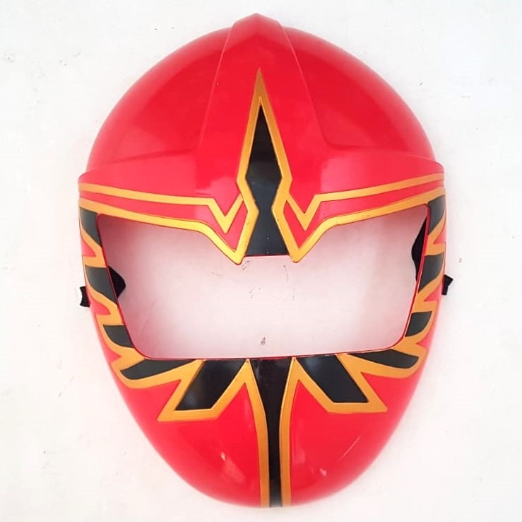 Power Rangers Super Samurai Red Shogun Face Mask, Bandai 2005, Mighty ...