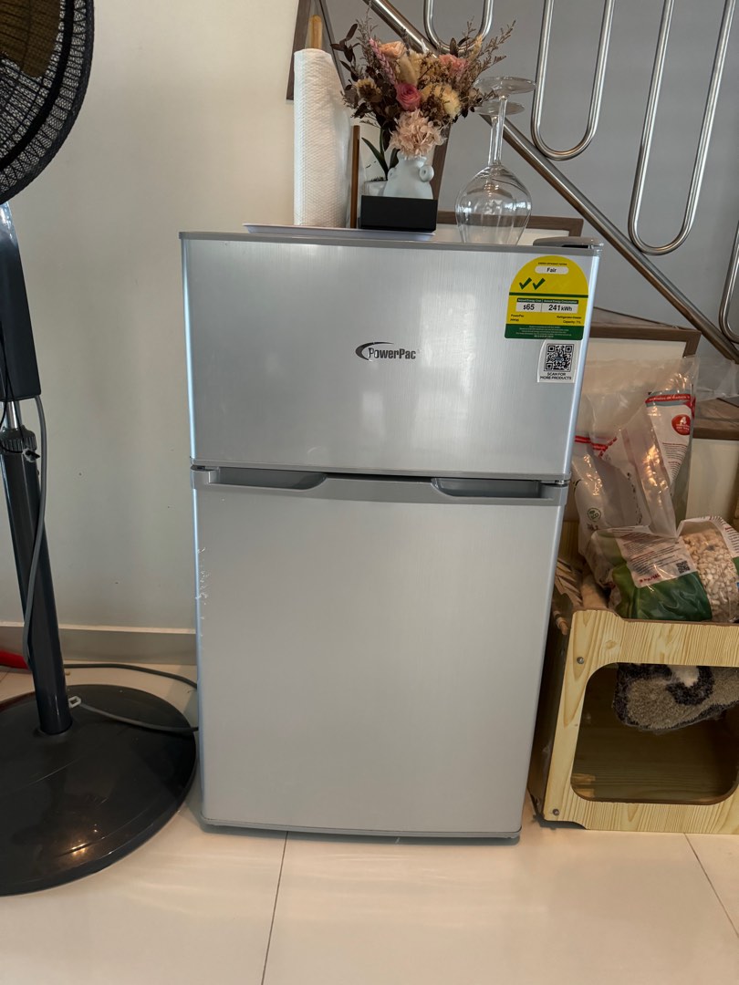 Powerpac Mini Bar Fridge 71L 2 Door Freezer Chiller, TV & Home ...
