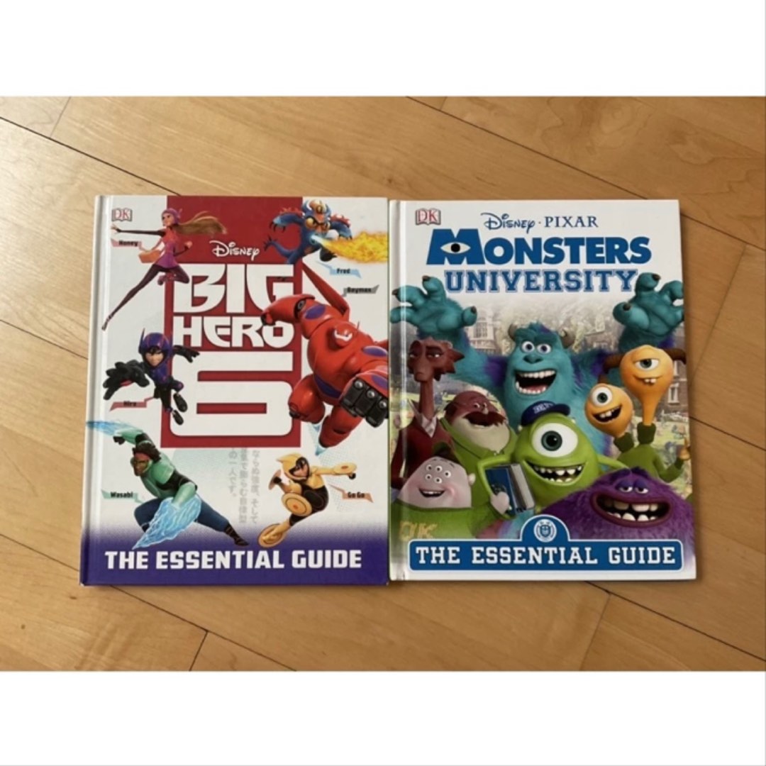 [PRELOVED] Buku THE ESSENTIAL GUIDE (BIG HERO 6 & MONSTERS UNIVERSITY ...