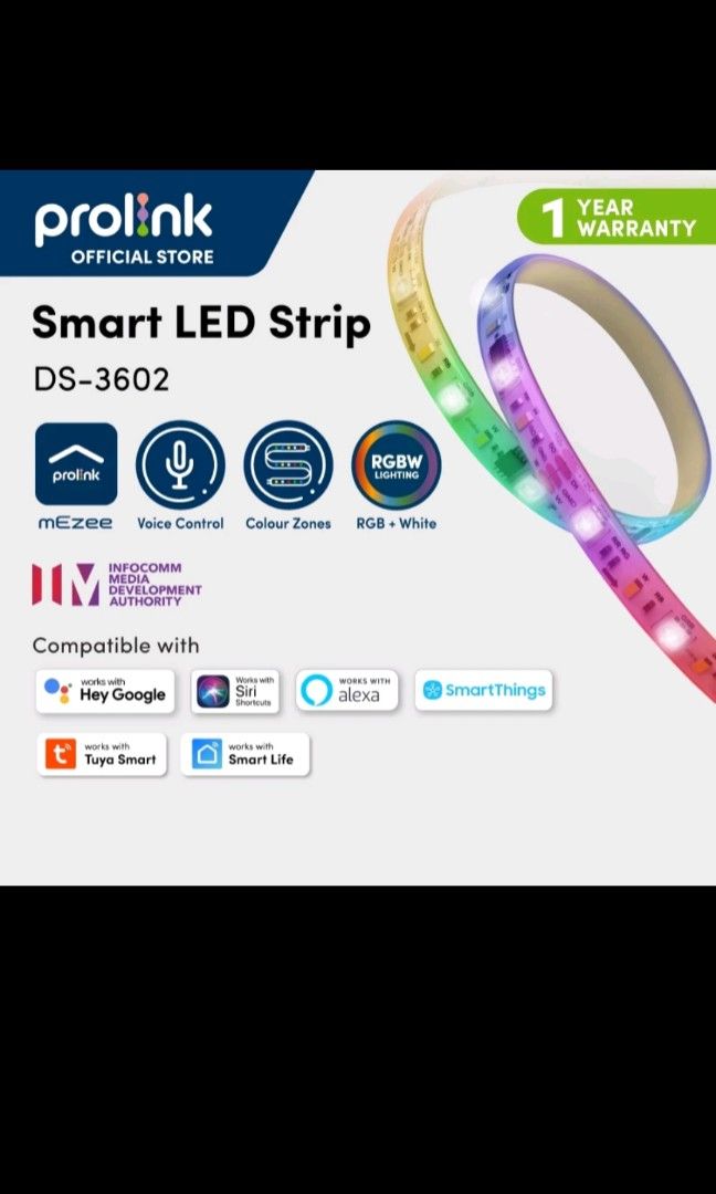 Prolink wifi LED Strip Light, TV & Home Appliances, Electrical ...