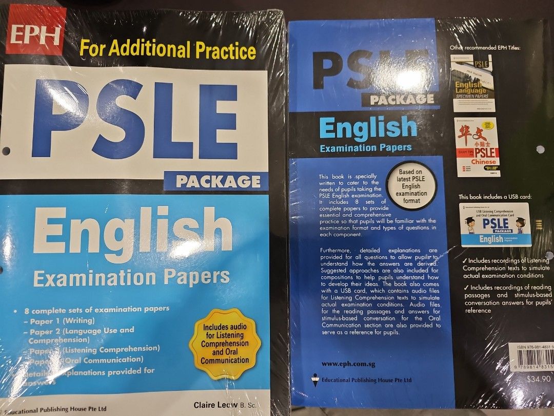 PSLE English Exam Papers, Hobbies & Toys, Books & Magazines, Assessment ...