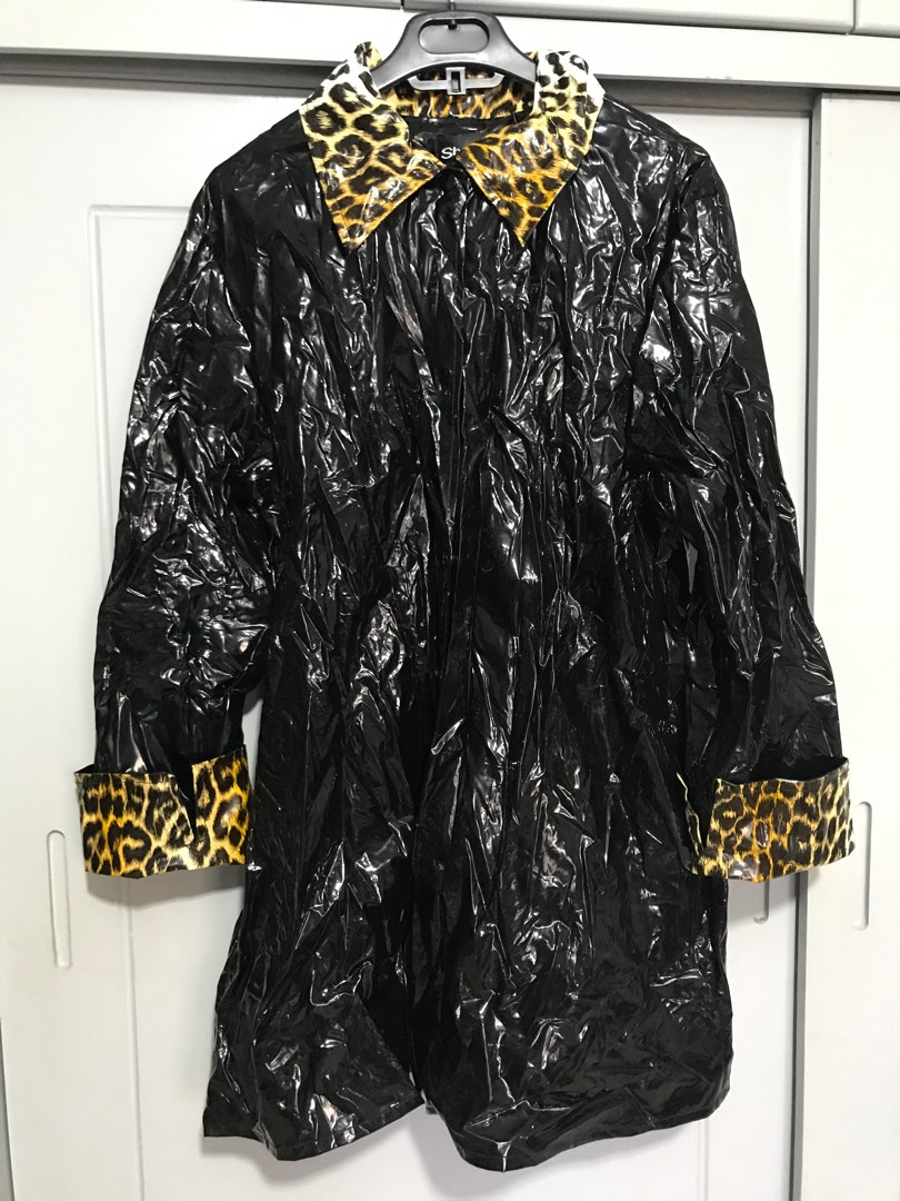 raincoat pvc leopard lining, Women's Fashion, Coats, Jackets and ...