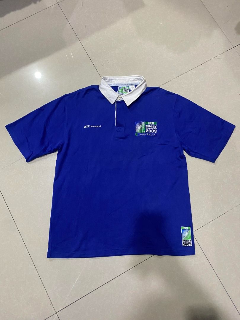 Reebok Rugby World Cup 2003 Australia Rugby Polo shirt, Men's Fashion ...