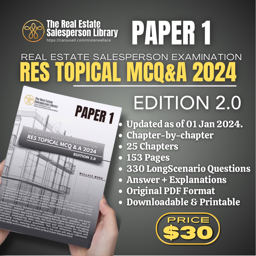 RES Exam Paper 1, Topical Q&A 2024, Real Estate Salesperson Exam Paper ...