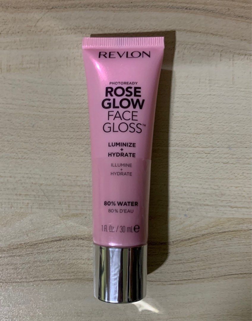 Revlon Rose Glow Face Gloss Illuminator Luminate Hydrate Face Mist ...