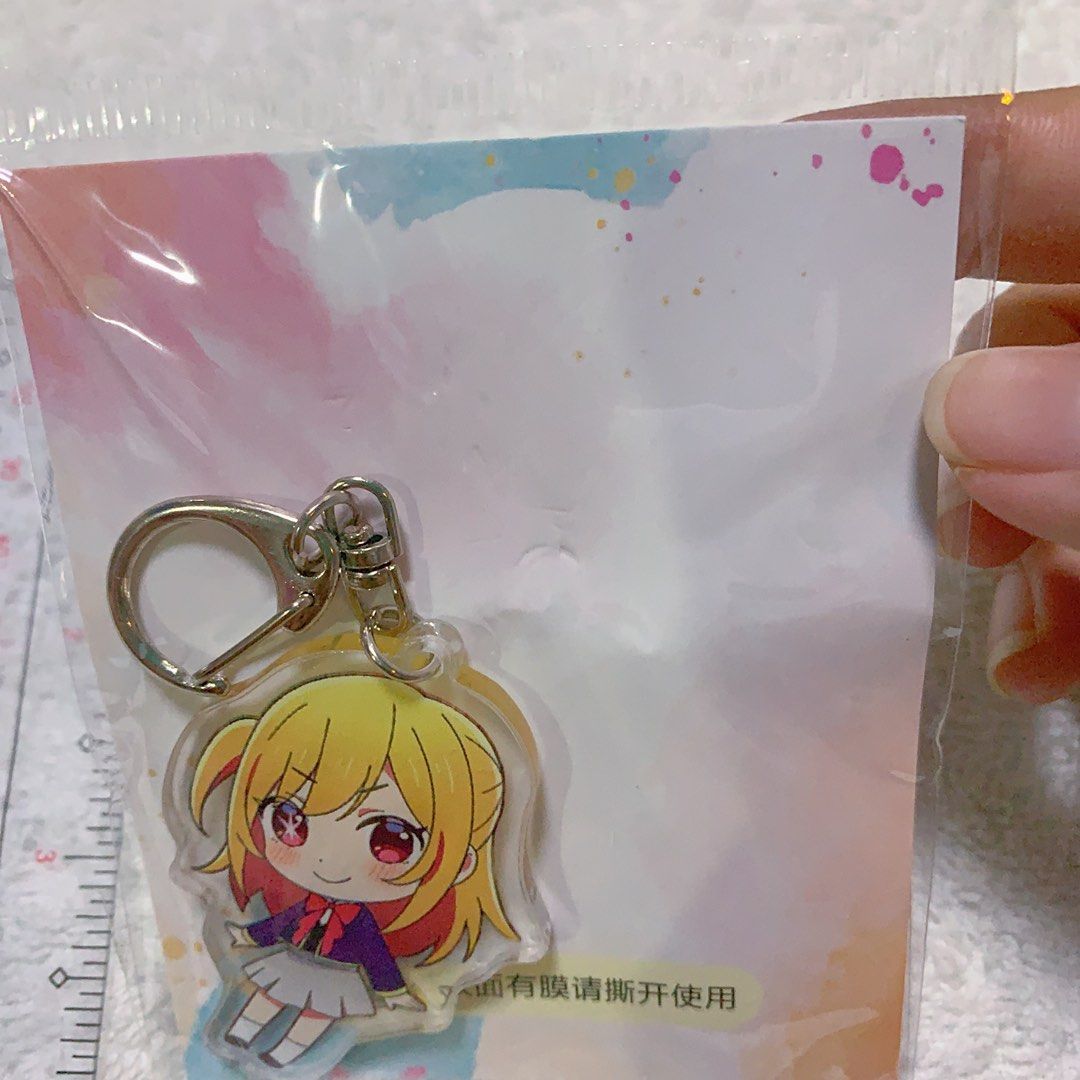 Ruby Hoshino Oshi No Ko key chain acrylic charm anime, Hobbies & Toys ...