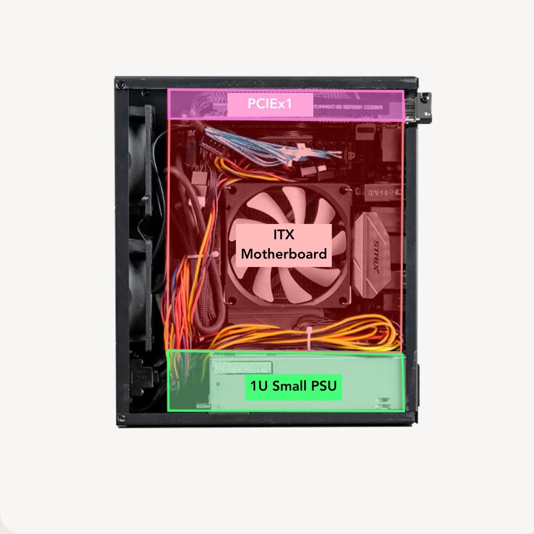 Sagitta 6 Bay NAS ITX PC Case, Computers & Tech, Parts & Accessories ...