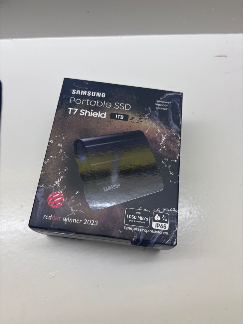 Samsung Portable SSD T7 Shield 1TB, Computers & Tech, Parts ...
