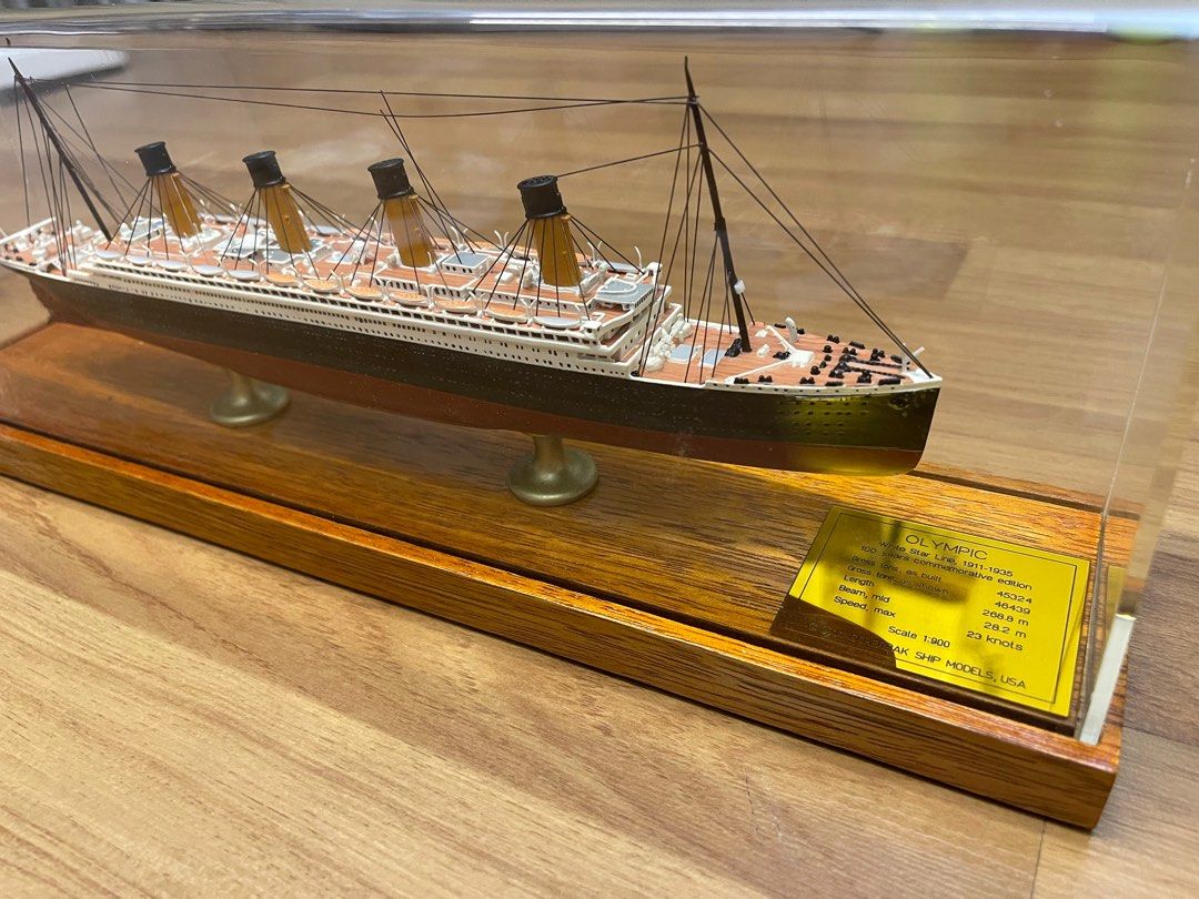 Scherbak 1:900 scale Olympic ship model, Hobbies & Toys, Collectibles ...