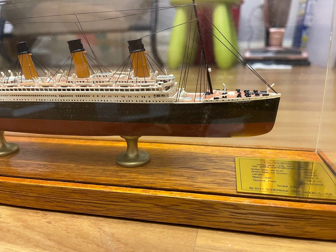Scherbak 1:900 scale Olympic ship model, Hobbies & Toys, Collectibles ...