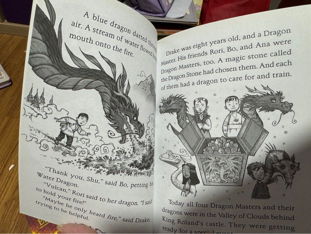 Scholastic Story book- Dragon Master & Eerie Elementary, Hobbies & Toys ...