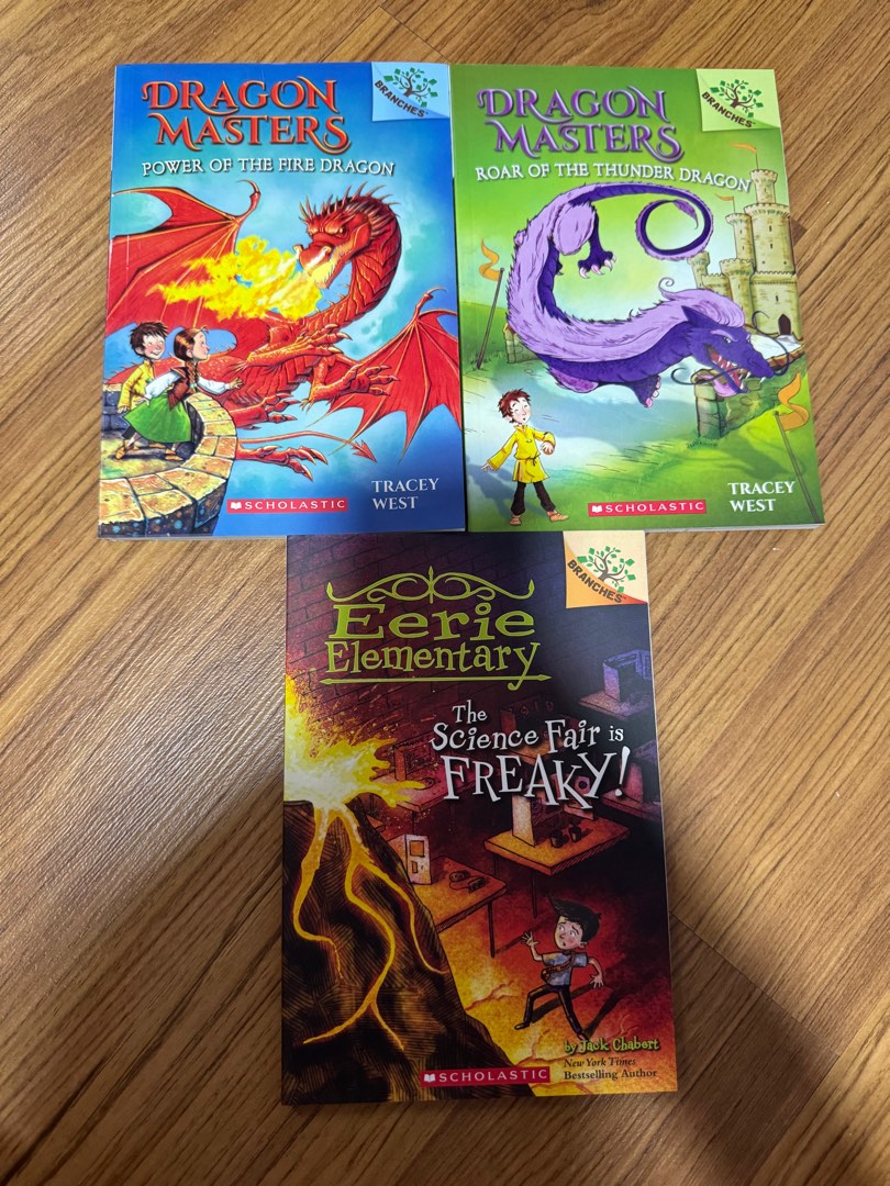 Scholastic Story book- Dragon Master & Eerie Elementary, Hobbies & Toys ...