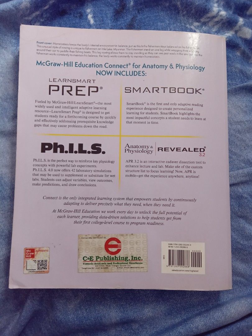 Medtech book: Seeley's Essentials of Anatomy and Physiology 10th Edition, Hobbies & Toys, Books ...