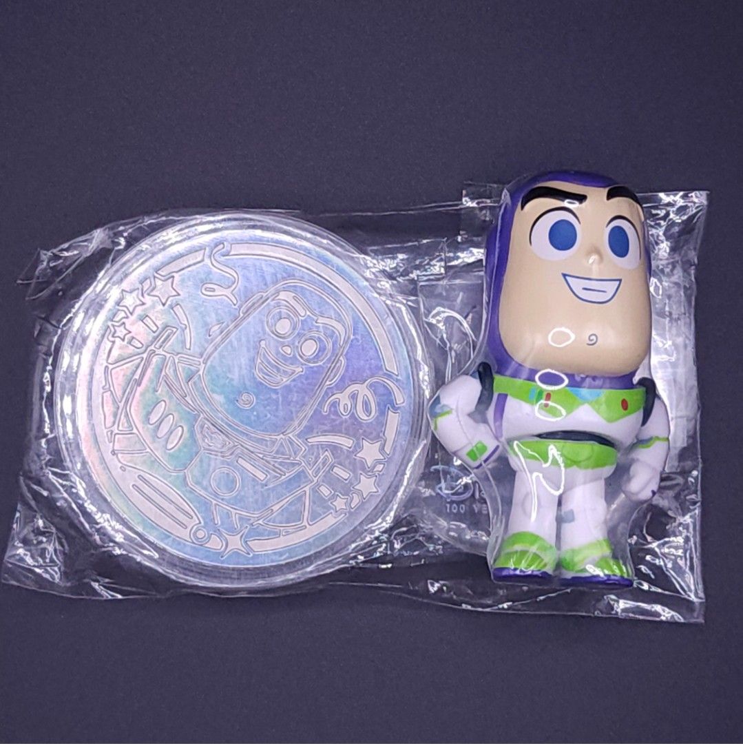 (SET) Disney 100 buzz lightyear CPCM Medal Coin, Hobbies & Toys ...