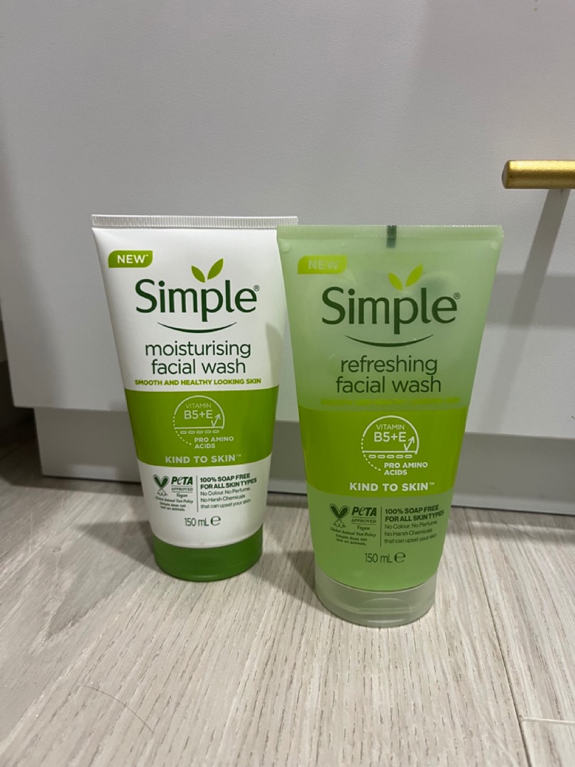 SIMPLE Kind to Skin Facial Wash, Beauty & Personal Care, Face, Face ...