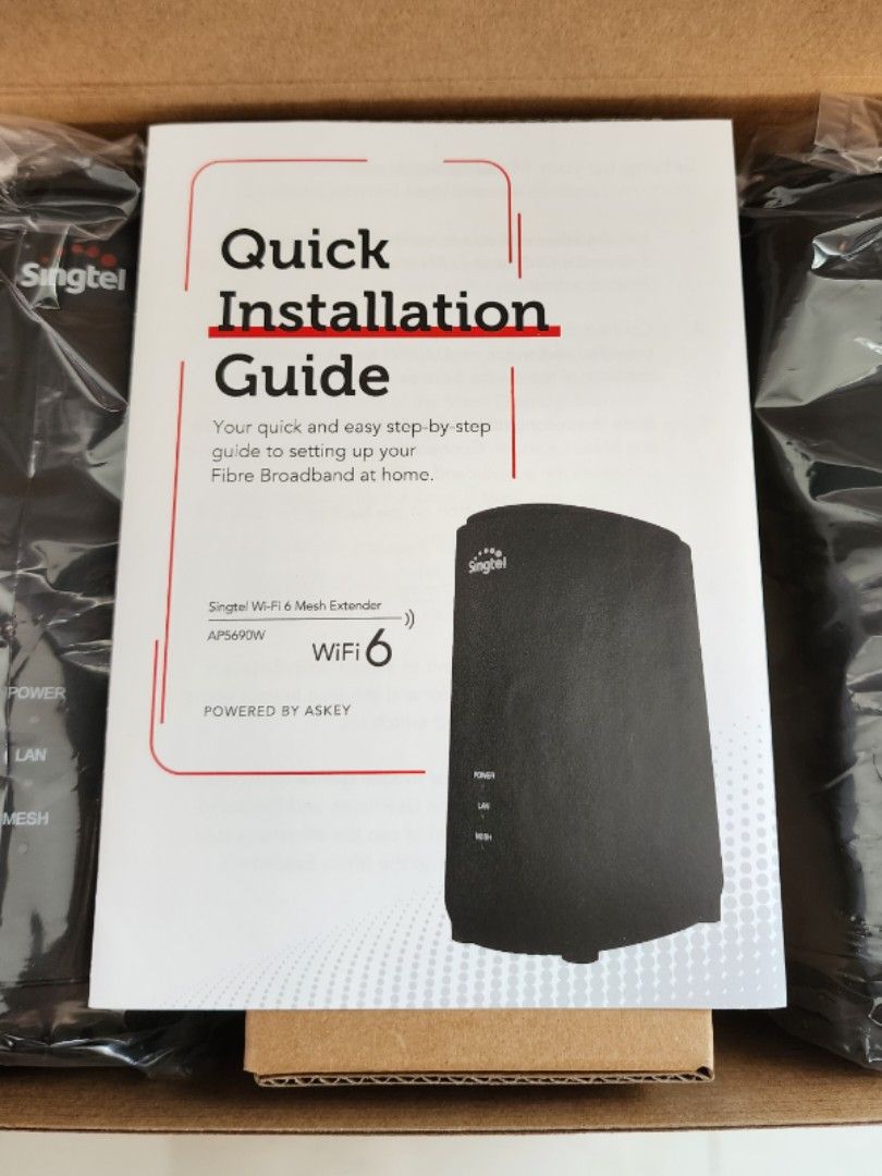 Singtel WiFi 6 Mesh AP5690W, Computers & Tech, Parts & Accessories ...